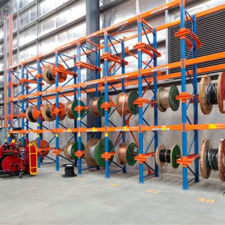 Flexible Cable Drum Storage Solutions by stow Racking