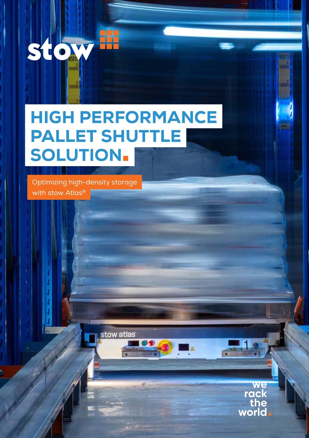 Brochure: stow Atlas Pallet Shuttle System for Warehousing